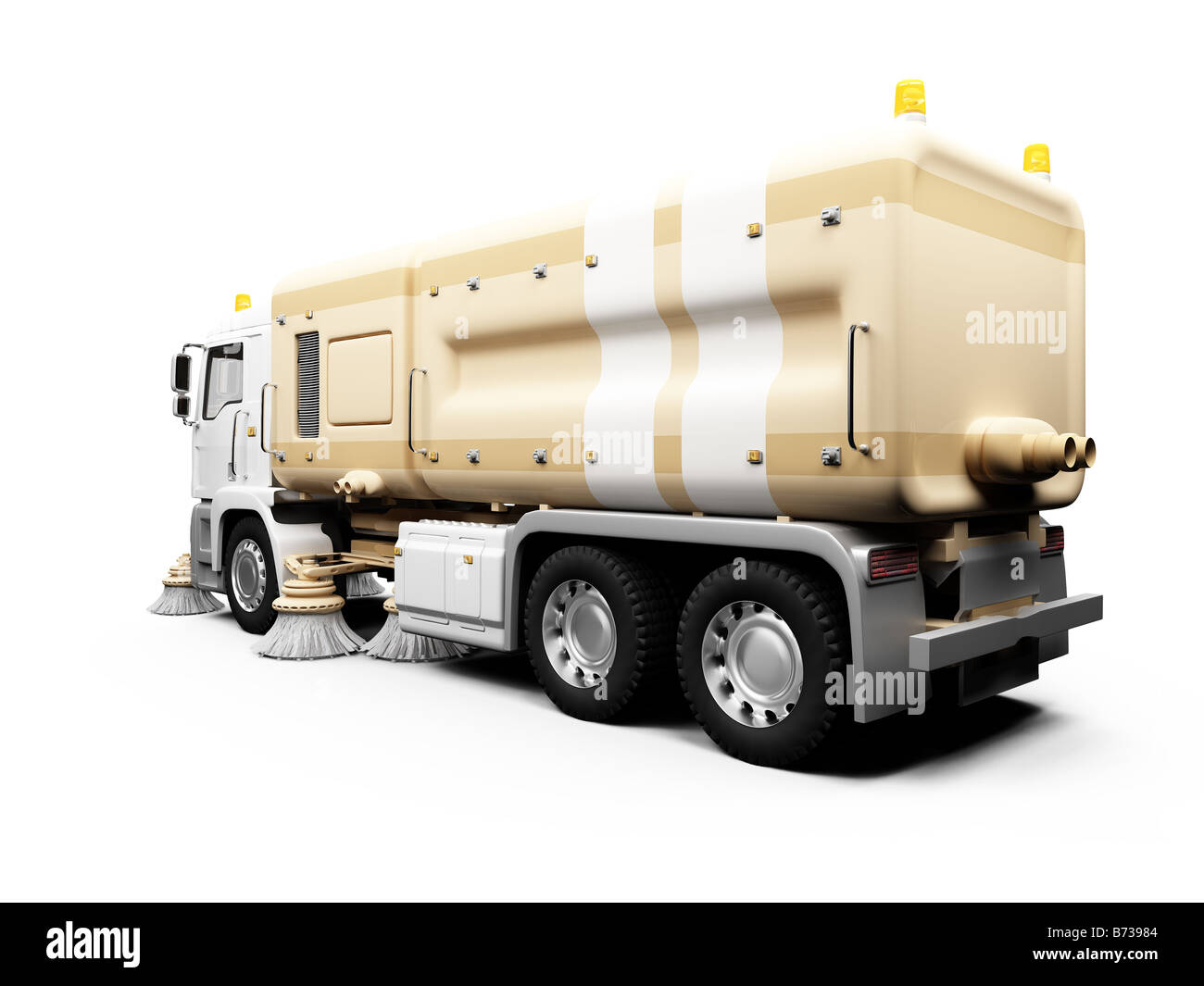 isolated dumpster on white background Stock Photo - Alamy