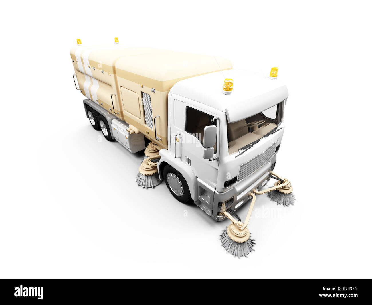 isolated dumpster on white background Stock Photo - Alamy