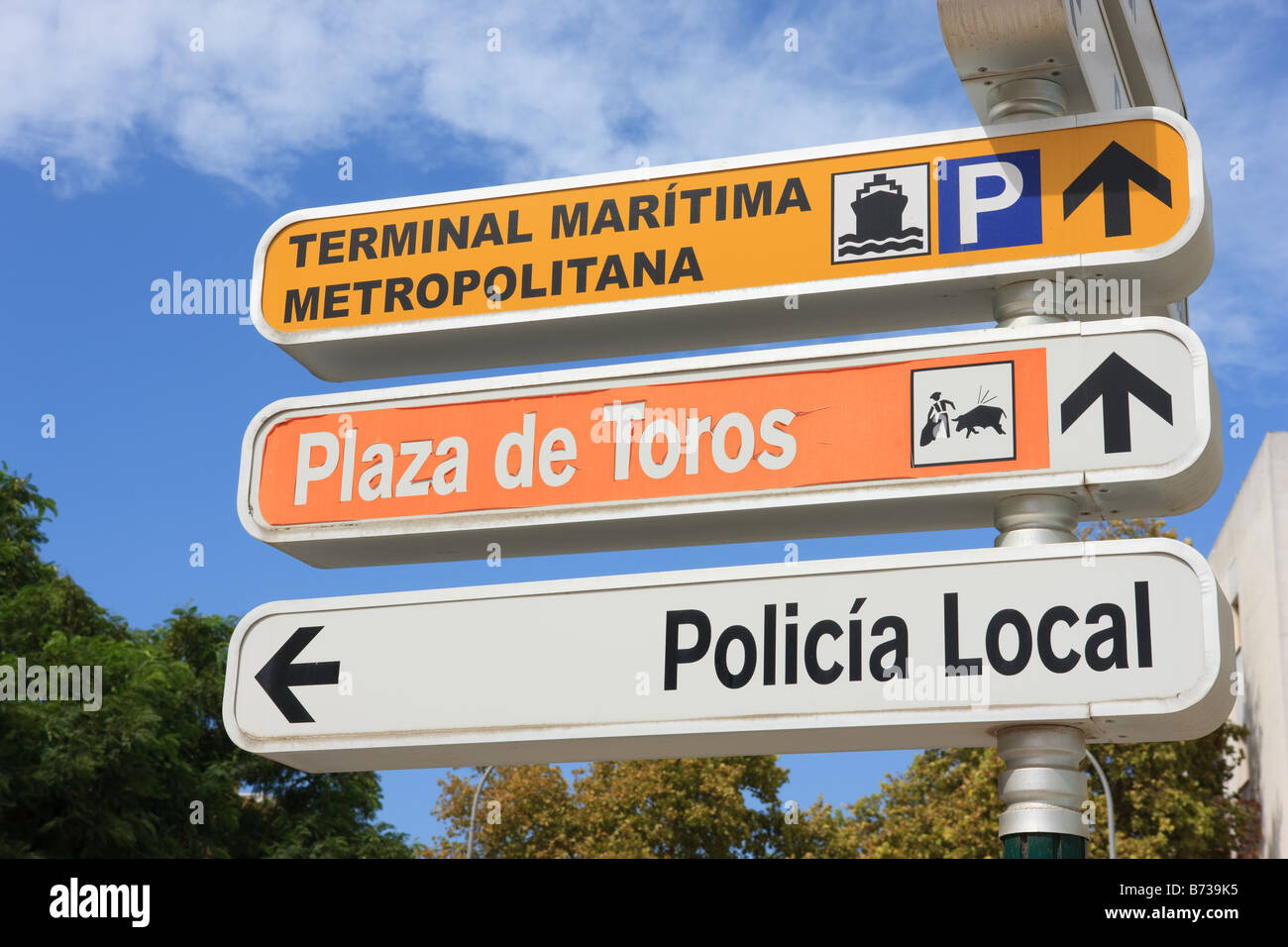 Spanish bull sign hi-res stock photography and images - Alamy