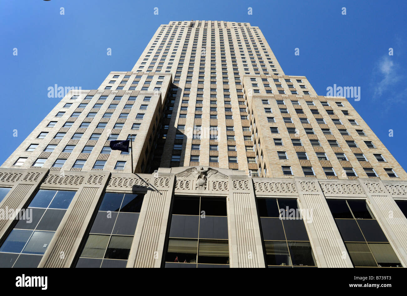 The facade of a building in downtown Cincinnati Stock Photo - Alamy