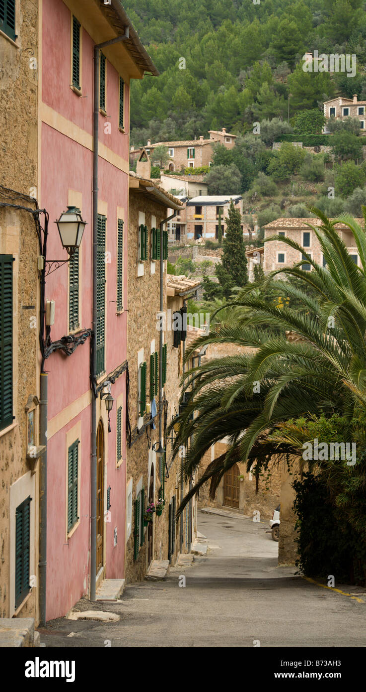 Mallorca Deia or Deja village view Stock Photo - Alamy