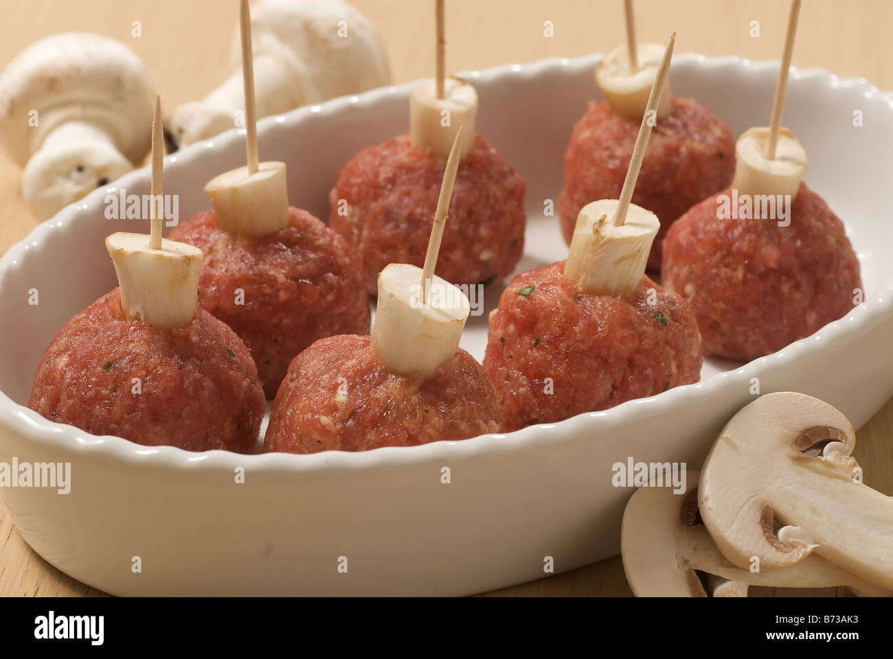 Meatball meat toothpick hi-res stock photography and images - Alamy