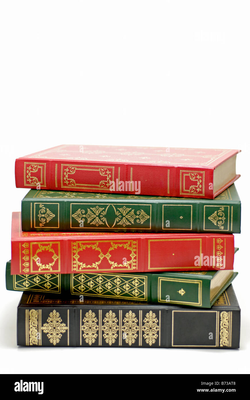 Blank pile of book spines hi-res stock photography and images - Alamy