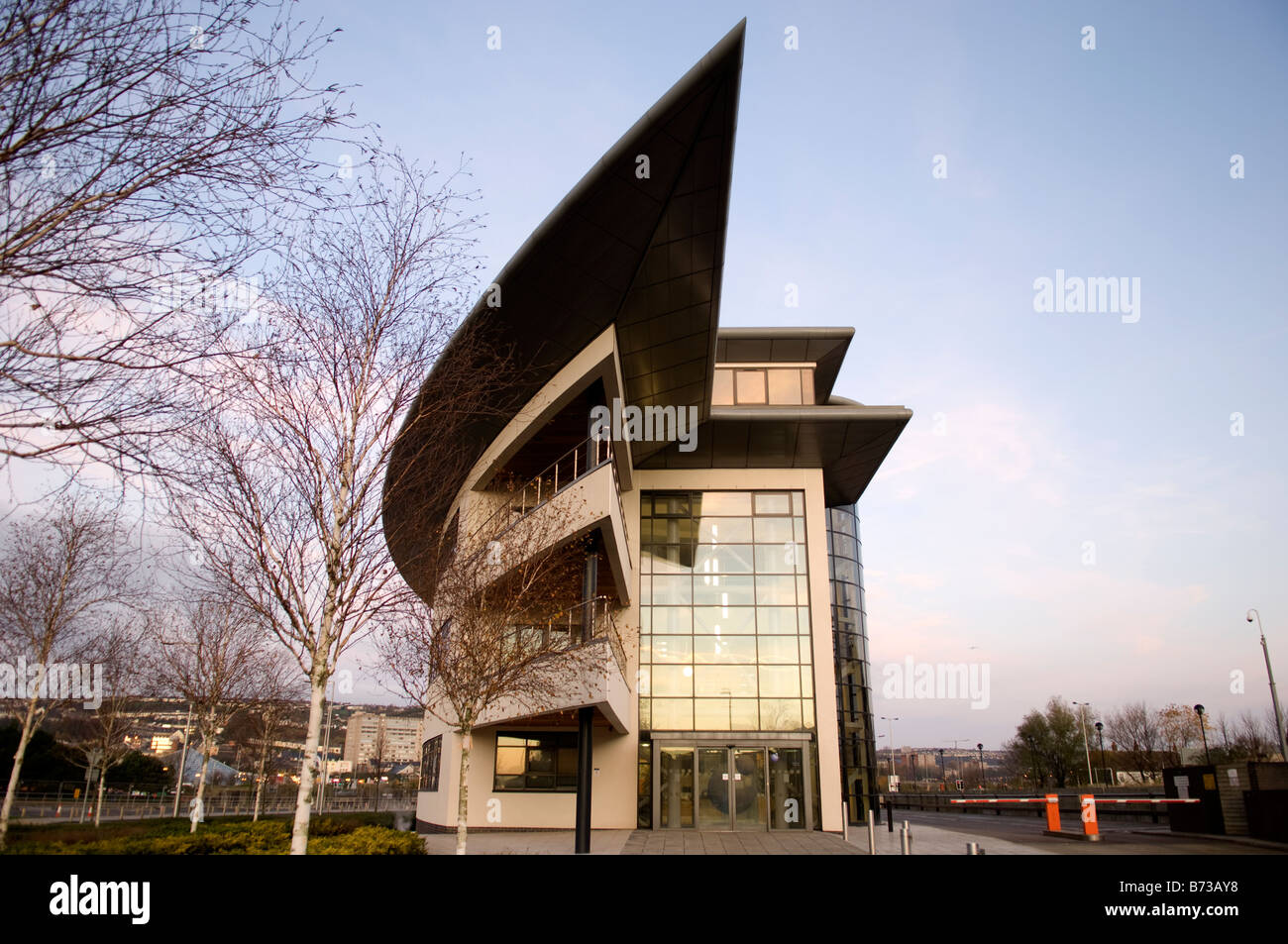 The Spinnaker office building SA1 district Swansea South Wales Stock ...