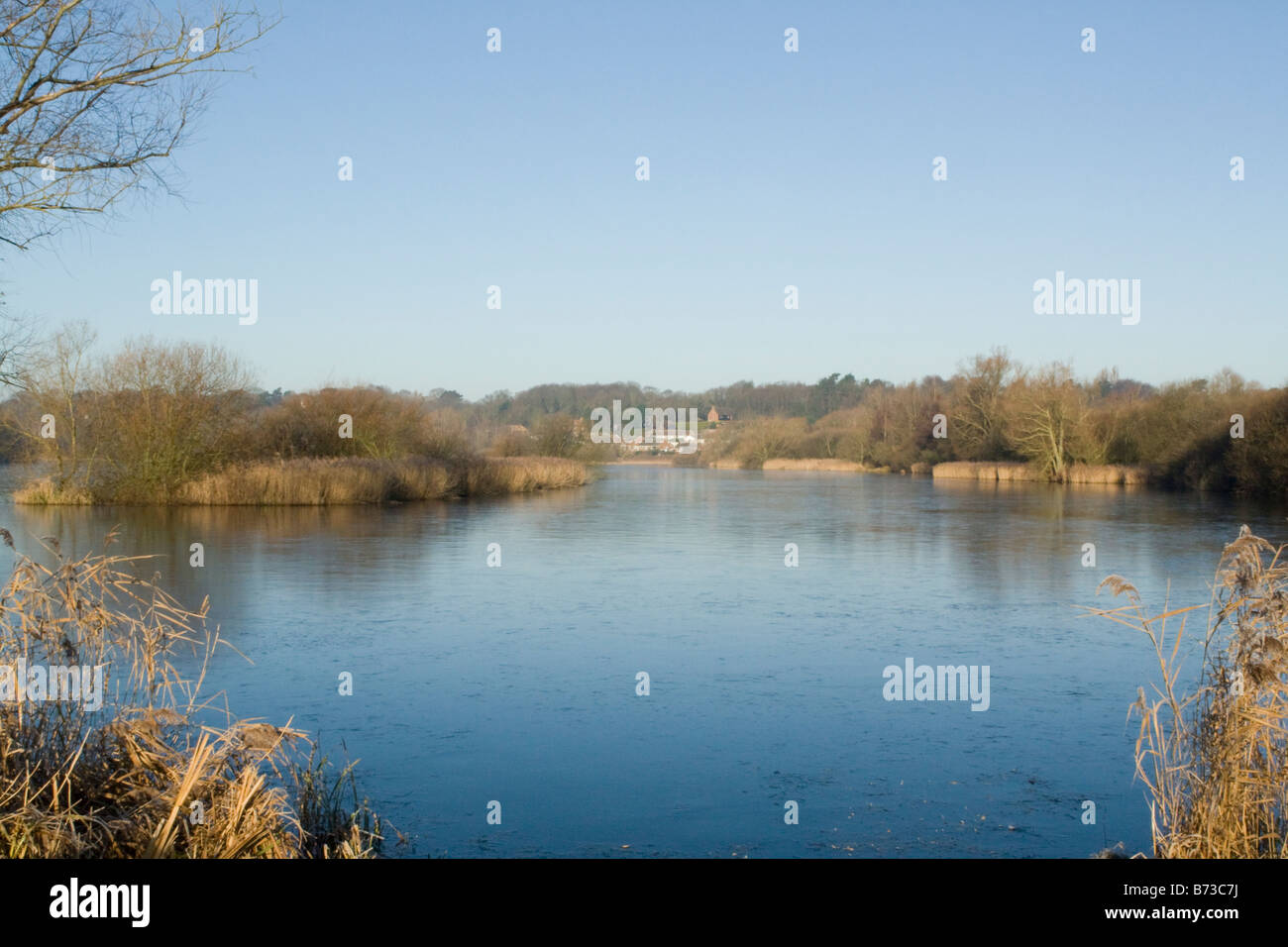 Manmade pond lake hi-res stock photography and images - Alamy