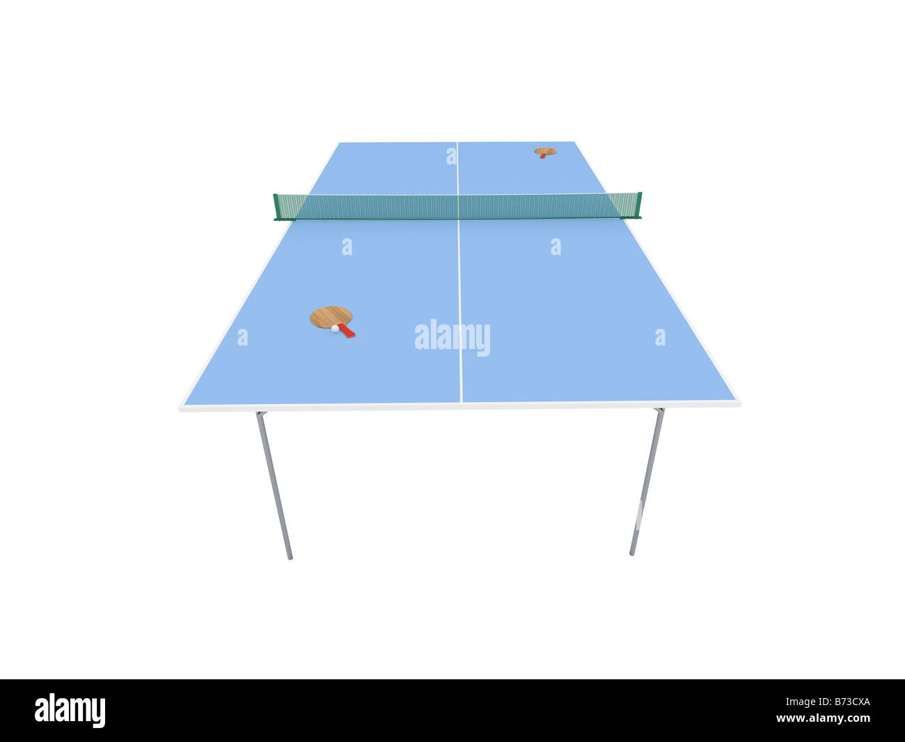 isolated table tennis on a white background Stock Photo - Alamy