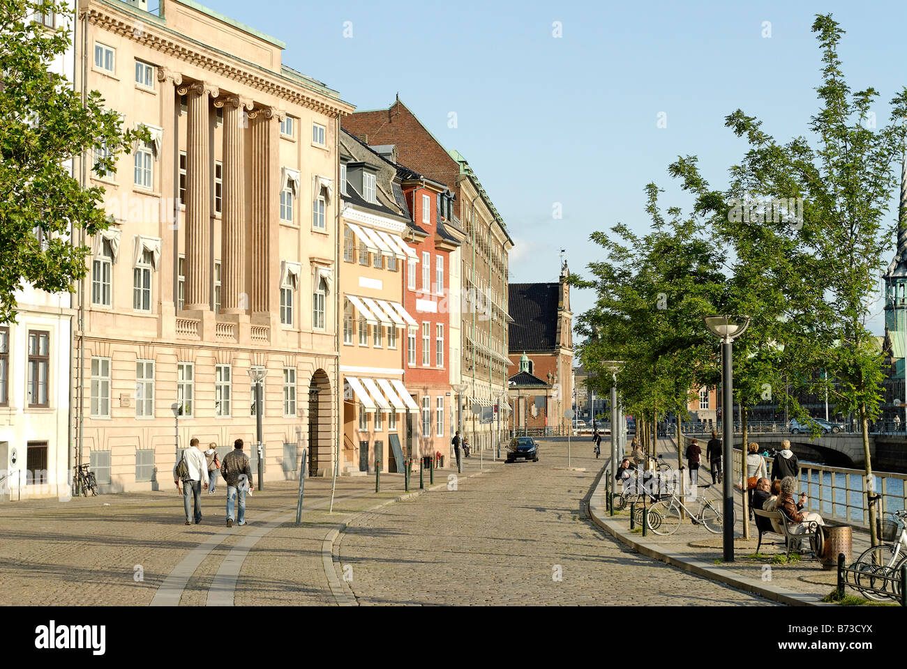 View on the Ved Stranden Copenhagen Denmark Stock Photo - Alamy