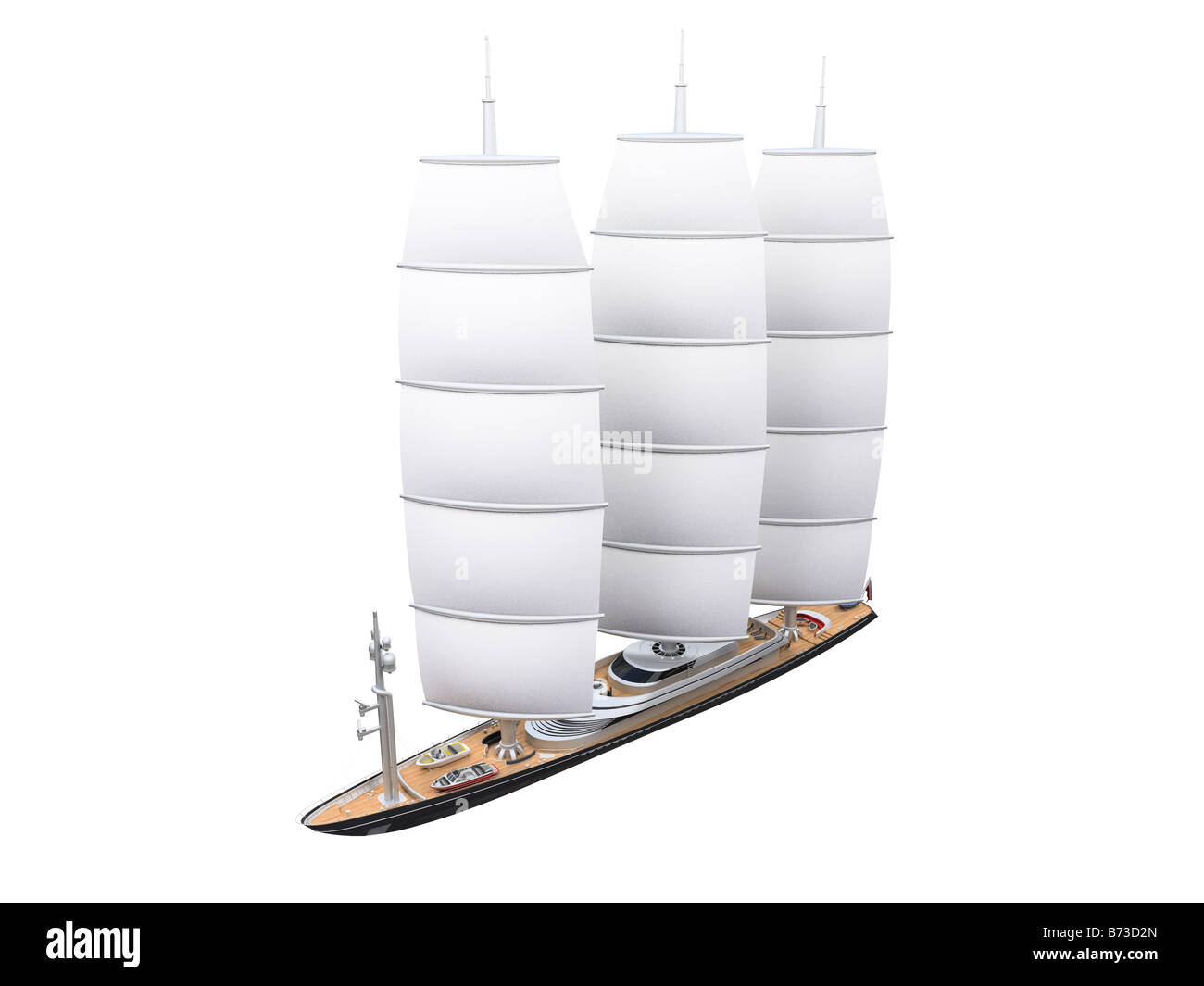 isolated boat on a white background Stock Photo - Alamy