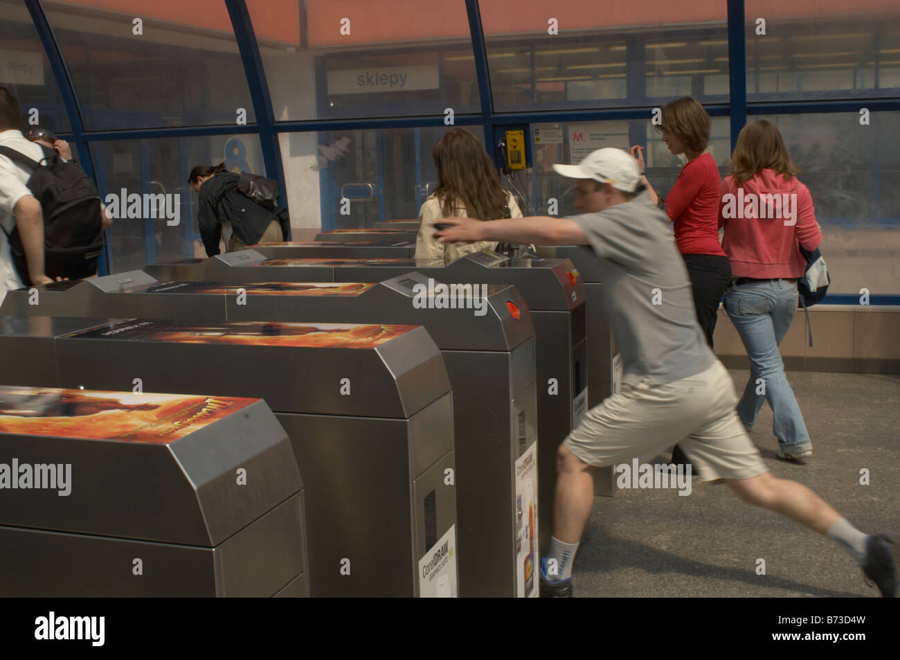 Jumping barriers hi-res stock photography and images - Alamy