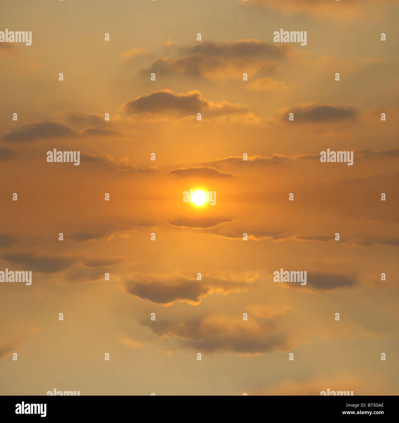 Red and orange sunset Stock Photo - Alamy