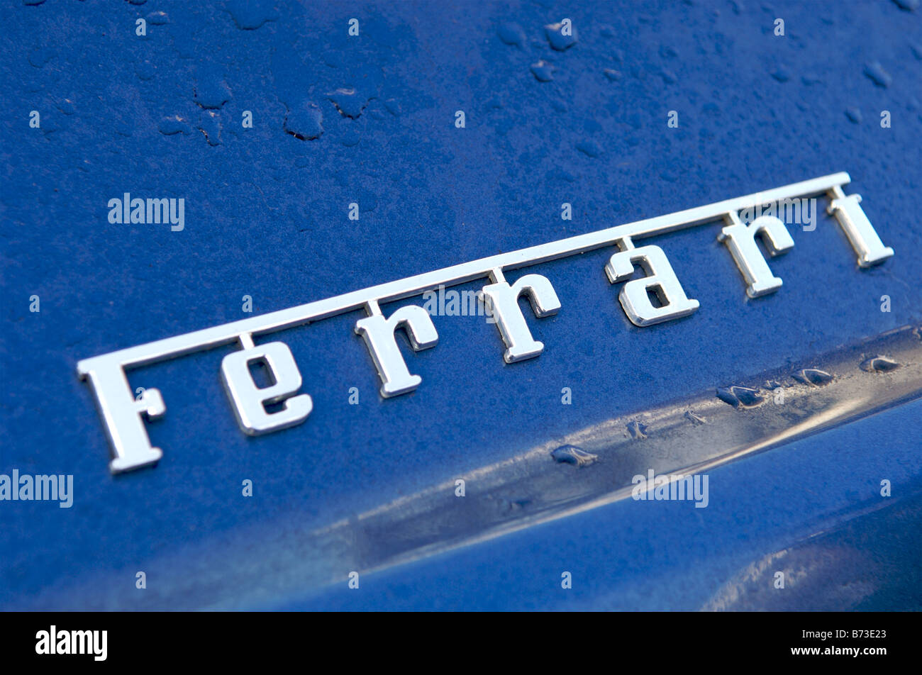 A Ferrari badge Stock Photo - Alamy