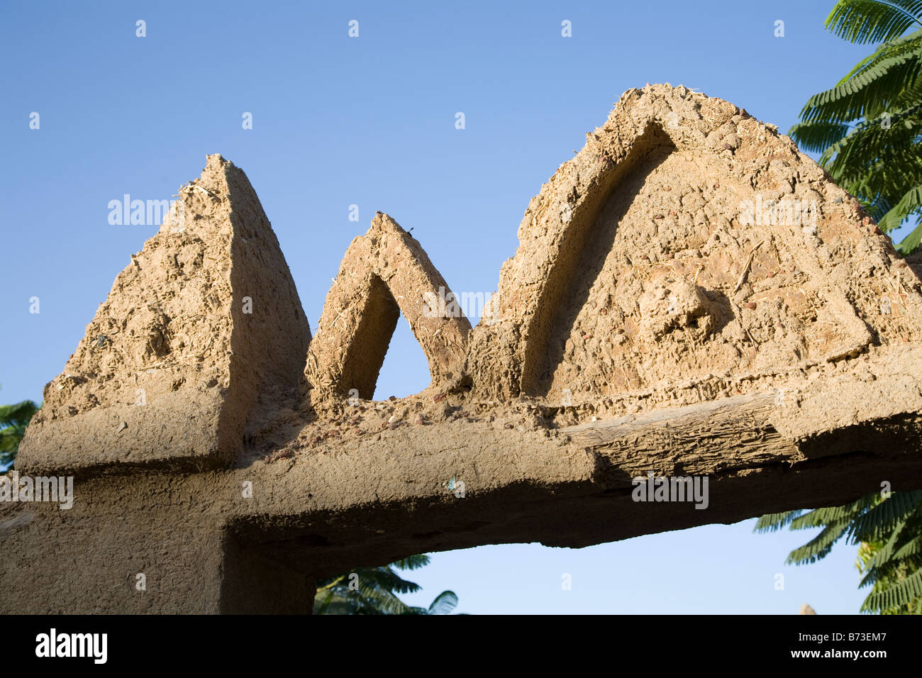 mud construction of top of arch Stock Photo - Alamy