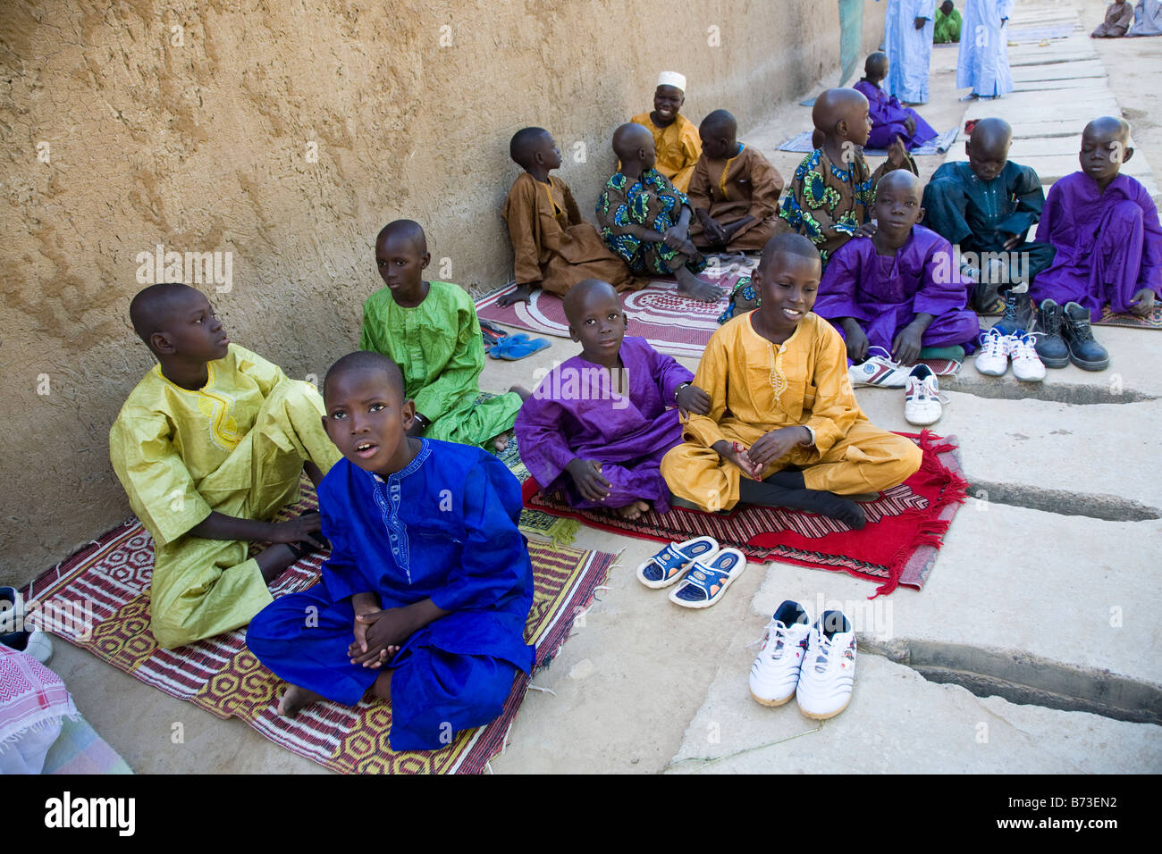 Children at prayer Stock Photo - Alamy