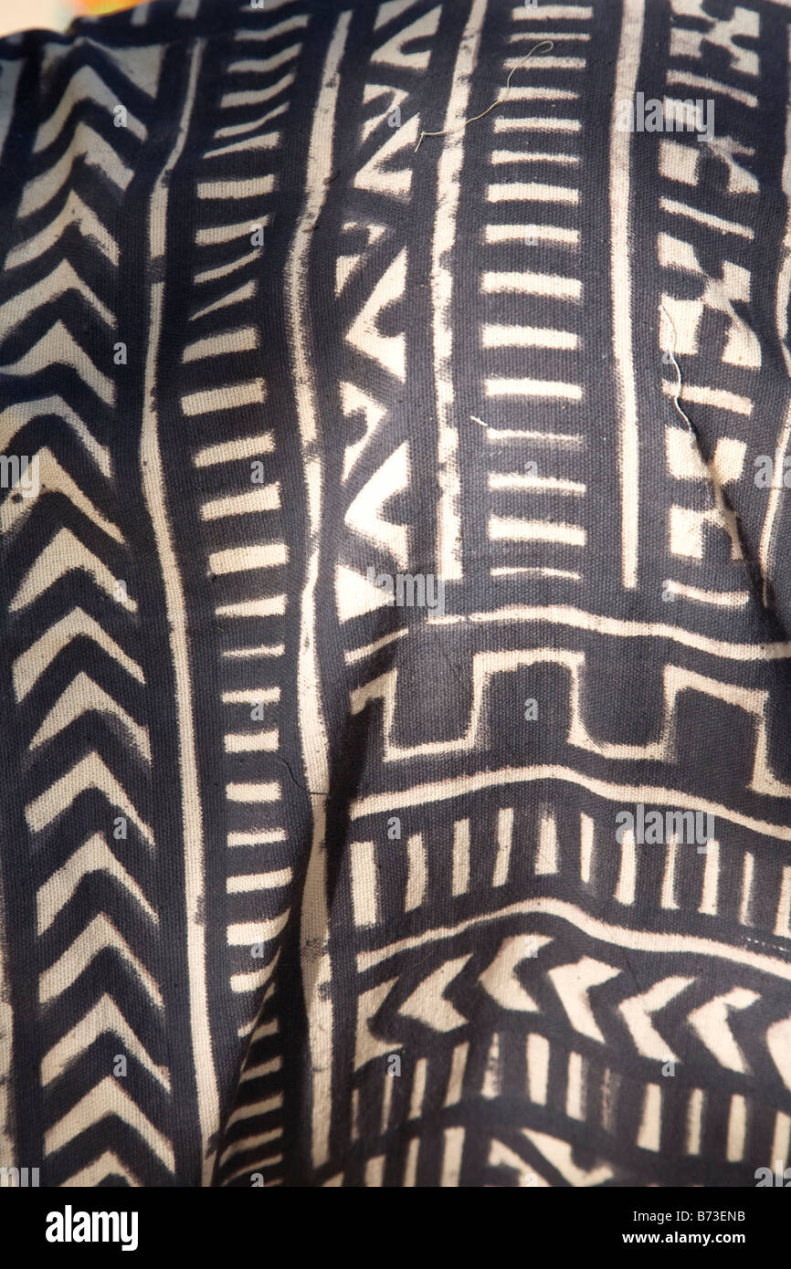 geometric designs on handspun fabric Stock Photo - Alamy