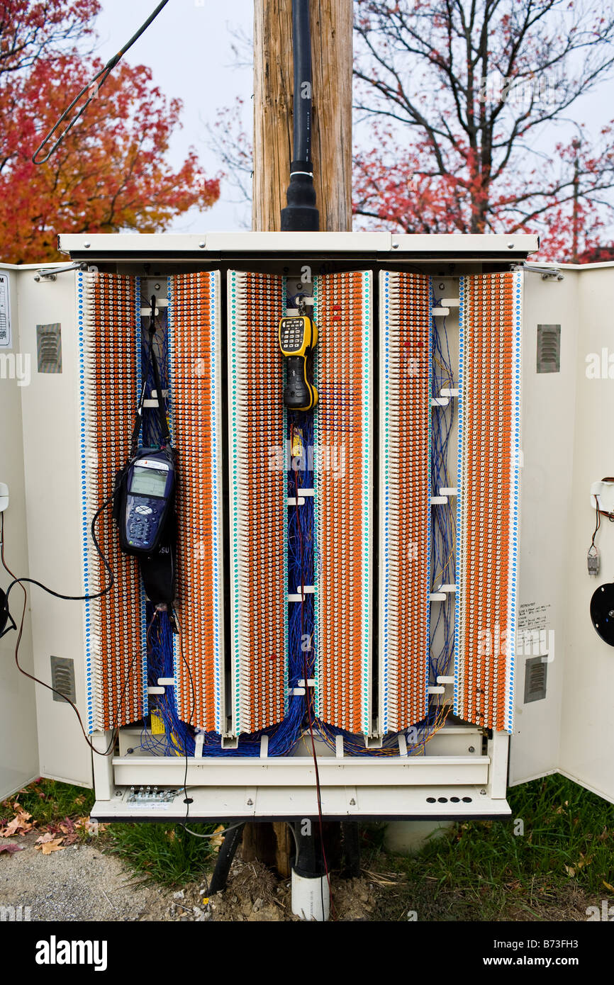 A communication cabinet Stock Photo - Alamy