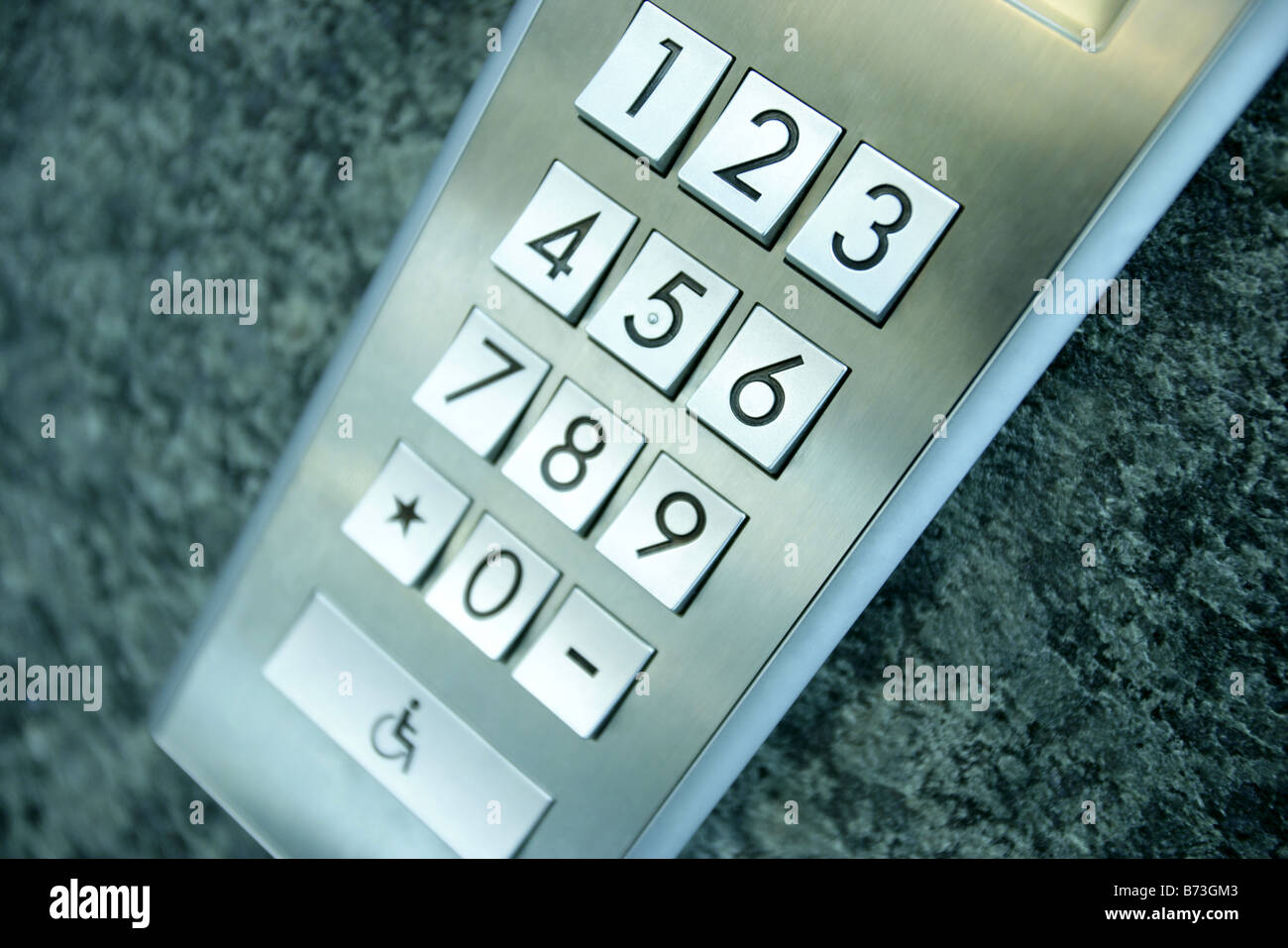 Office Elevator Button Stock Photo - Alamy