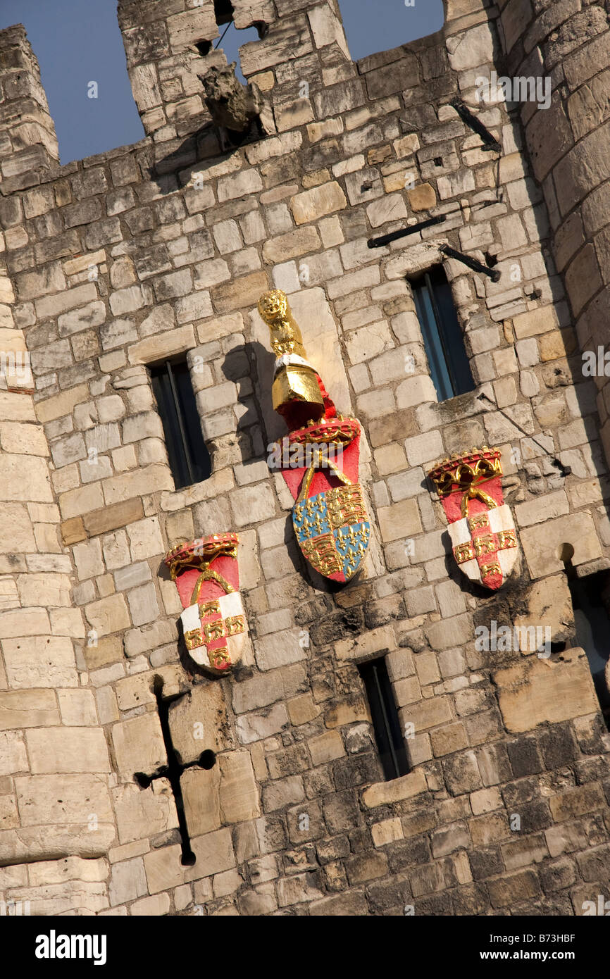 Micklegate Bar City Walls York North Yorkshire England UK Stock Photo ...