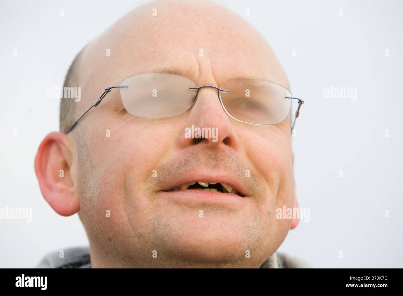 Bald man balding man humour hi-res stock photography and images - Alamy