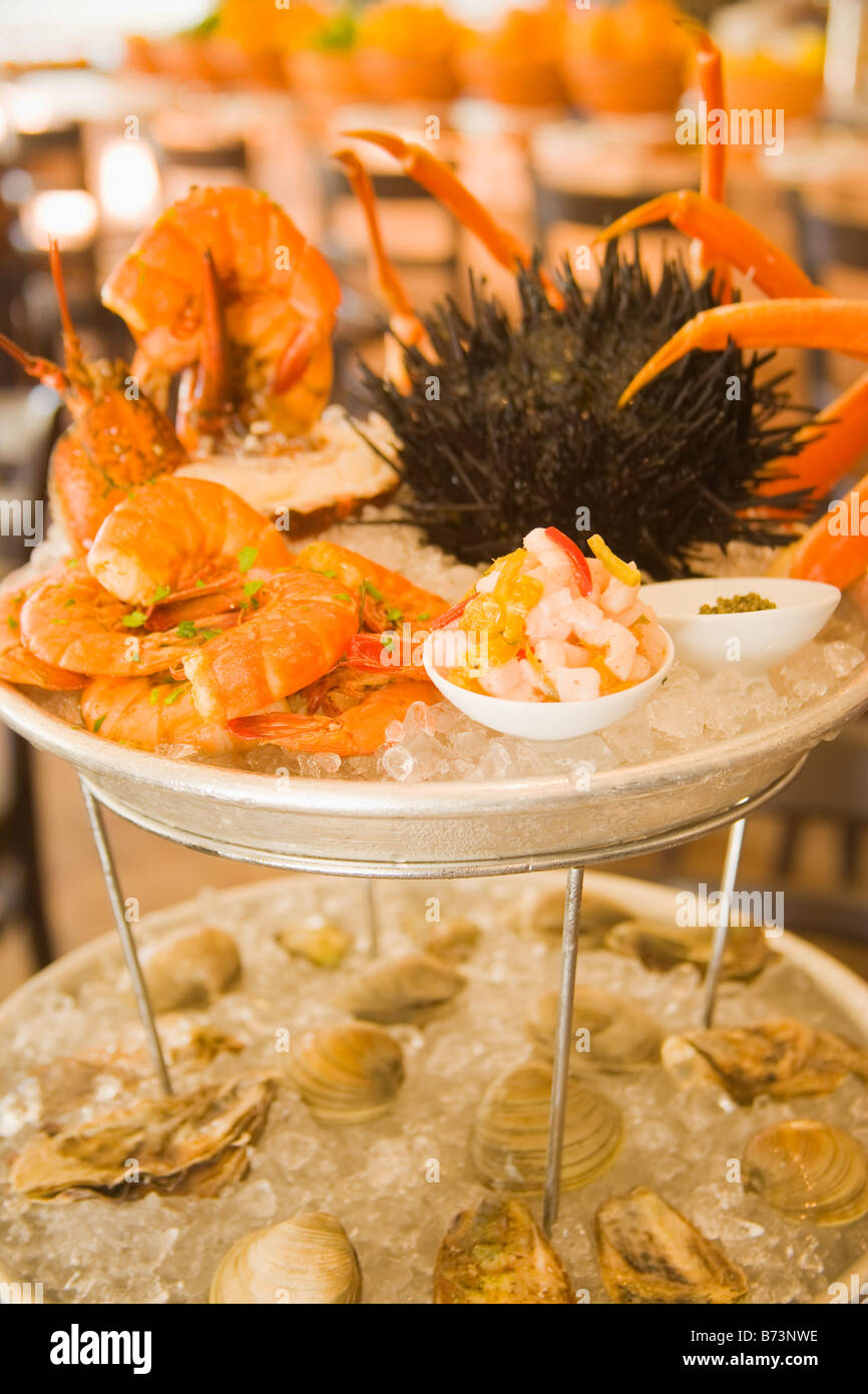 seafood platter at The Hungry Cat Restaurant Santa Barbara California ...