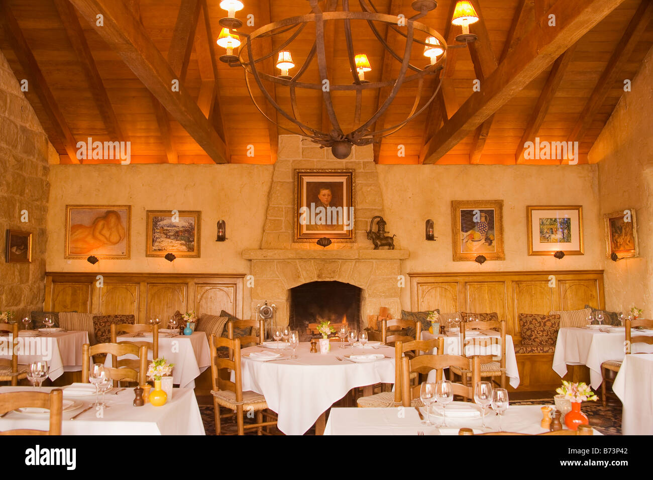 The Stonehouse Restaurant Montecito California Stock Photo - Alamy