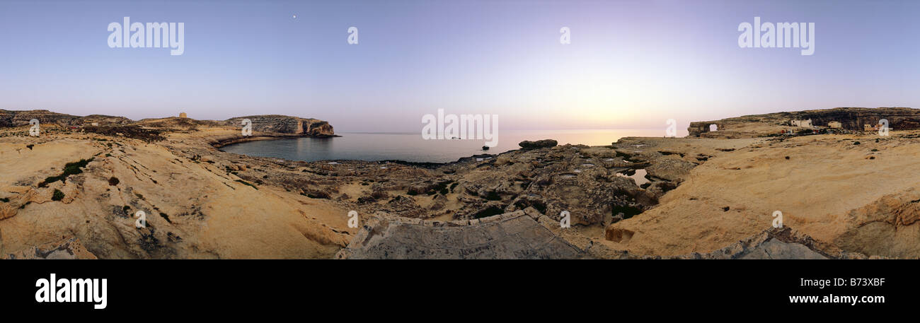 The Dwejra Bay with azur window on Gozo island, Malta Stock Photo - Alamy