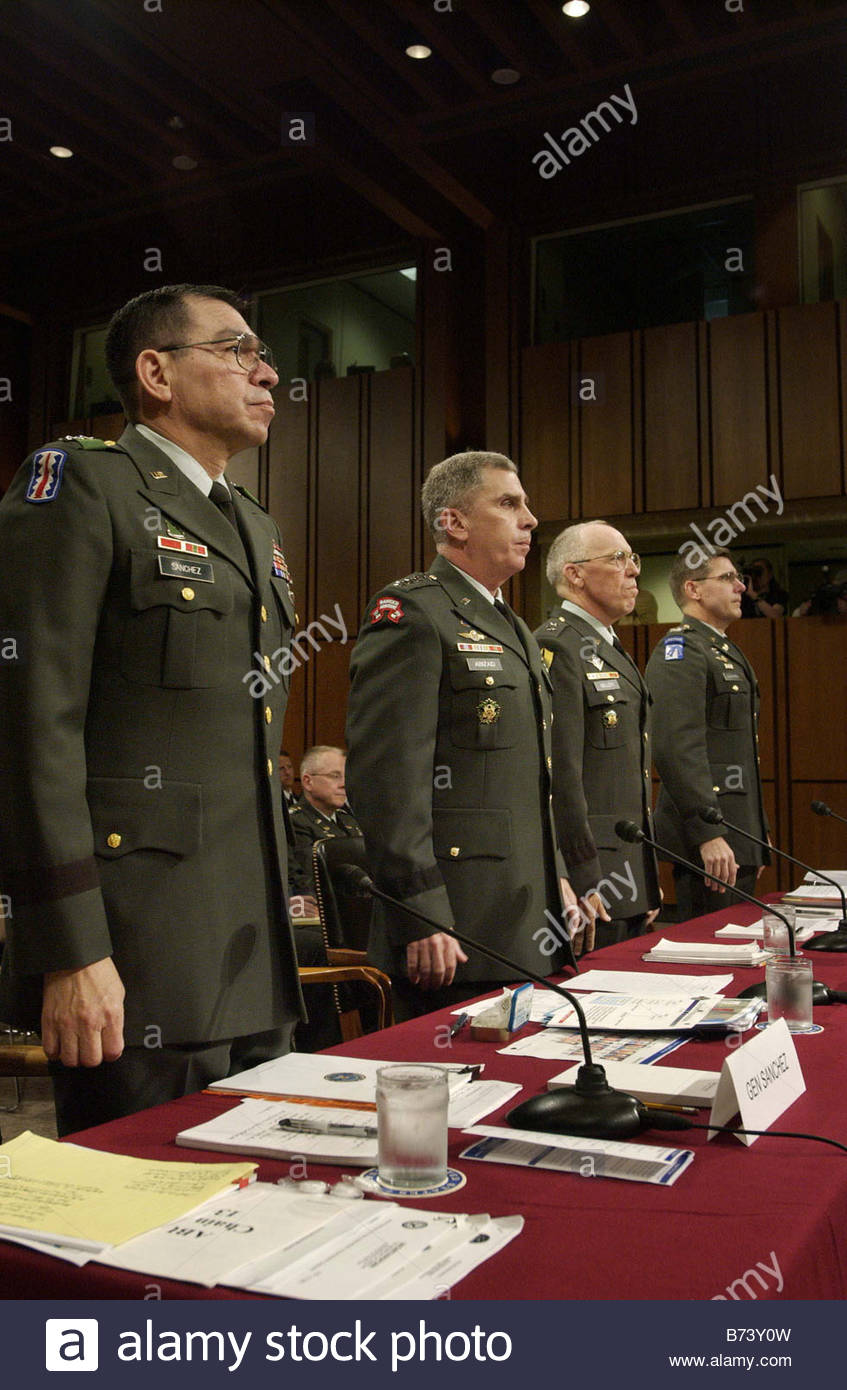 Commander Of Multi National Force Iraq Stock Photos & Commander Of ...