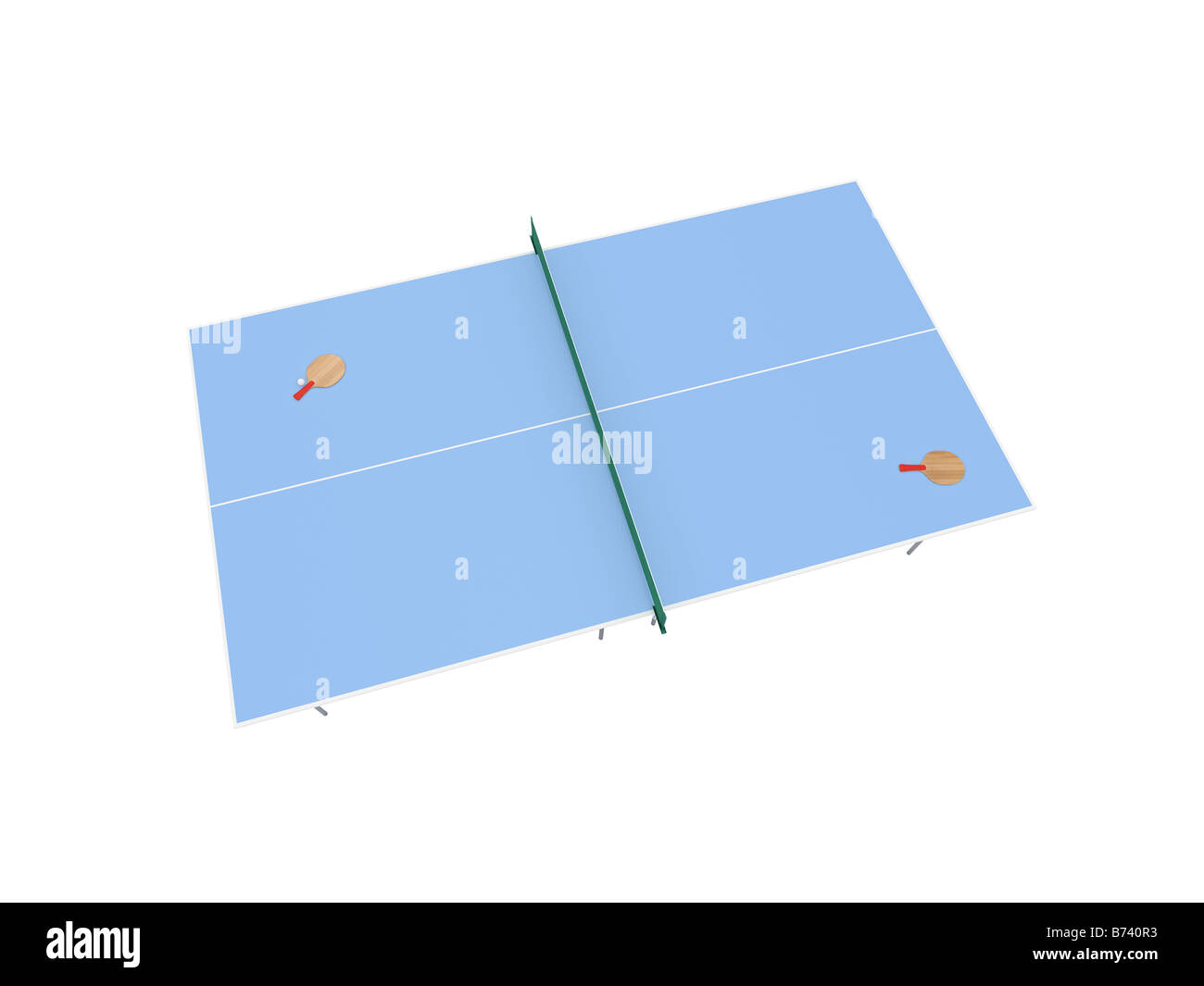 isolated table tennis on a white background Stock Photo - Alamy