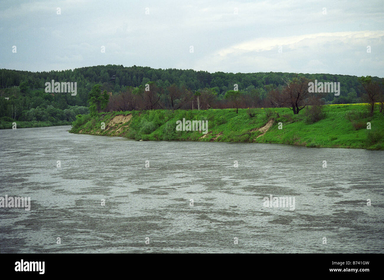 The Oka river on summer, Russia Stock Photo - Alamy