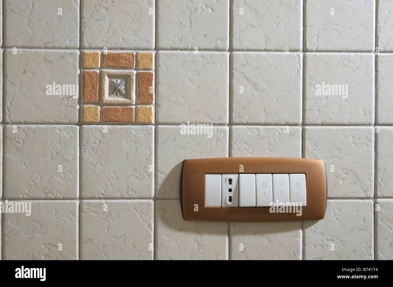 electric light switches and outlet Stock Photo - Alamy