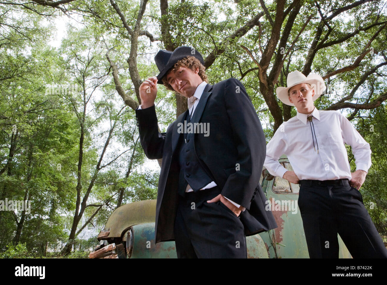 Cowboys pick up truck hi-res stock photography and images - Alamy