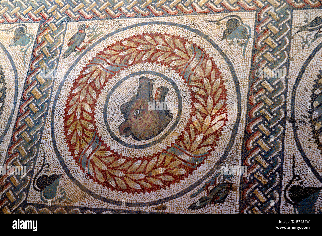 2000 year old Roman mosaics at Romana del Casale, Piazza Armerina ...