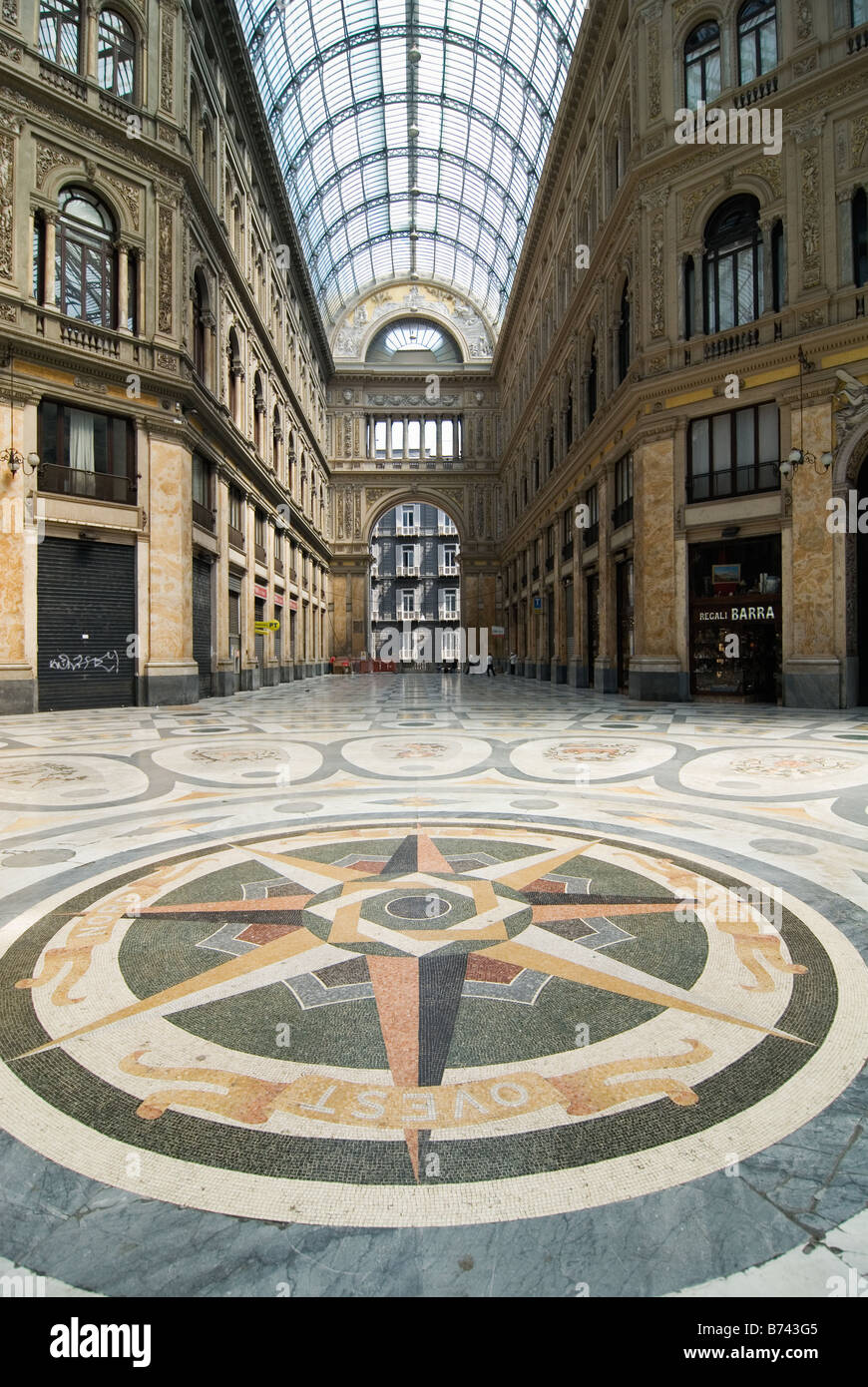 Shopping arcade Galleria Umberto in Naples Stock Photo - Alamy