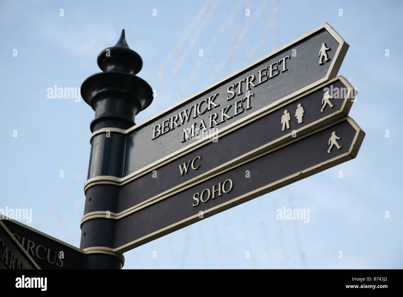 Berwick Street Market sign London Stock Photo - Alamy