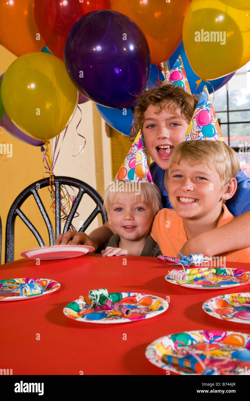 Portrait cute boy having birthday hi-res stock photography and images ...