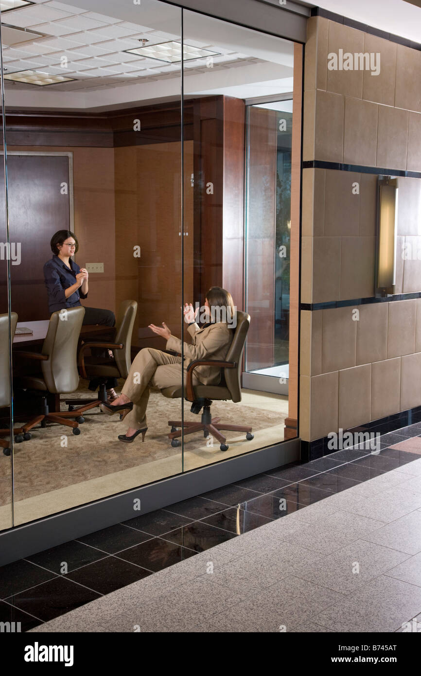 Businesswomen meeting in conference room Stock Photo - Alamy