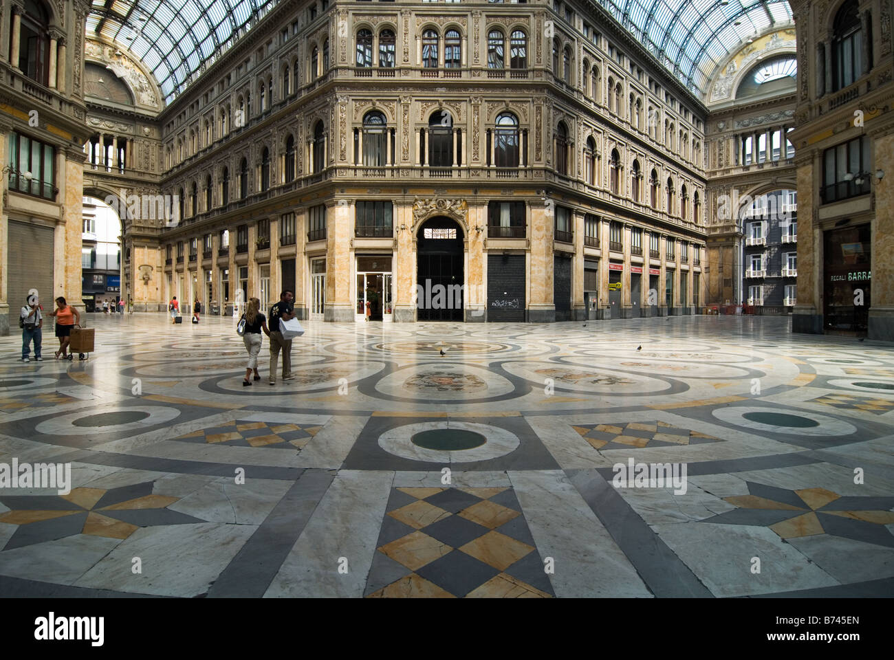 Shopping arcade Galleria Umberto in Naples Stock Photo - Alamy