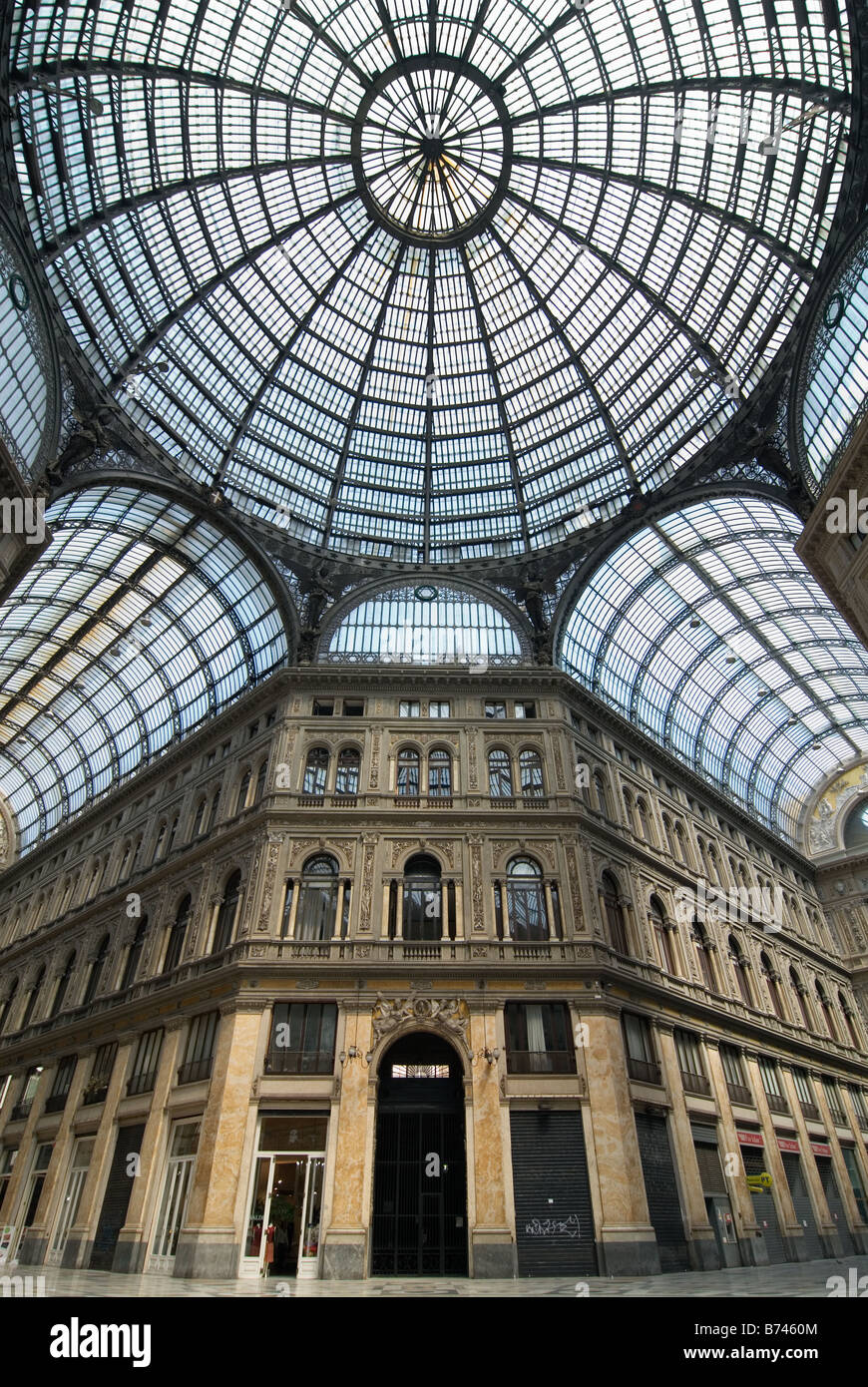 Shopping arcade Galleria Umberto in Naples Stock Photo - Alamy