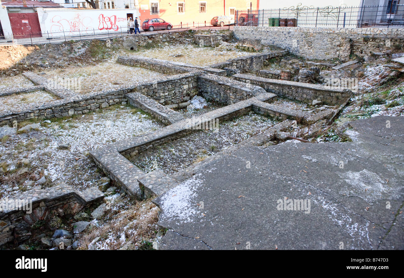 Roman ruins in Cluj Napoca, Transylvania, Romania Stock Photo - Alamy