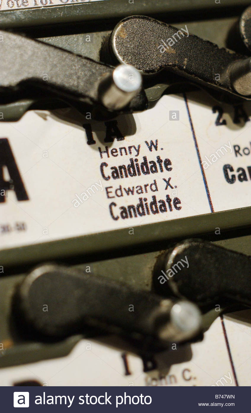 Voting Lever Stock Photos & Voting Lever Stock Images - Alamy