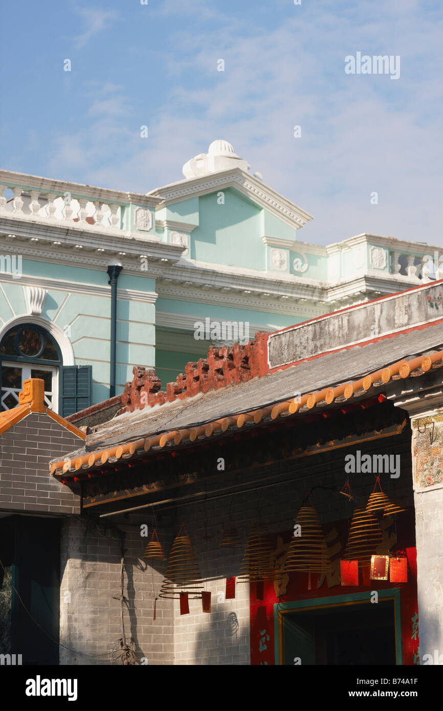 Museum Of Taipa And Coloane History And Tin Hau Temple, Macau Stock ...