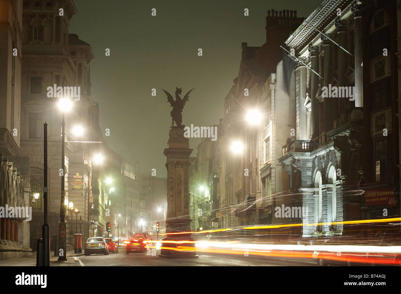 temple bar dragon on strand in city of london england uk Stock Photo ...