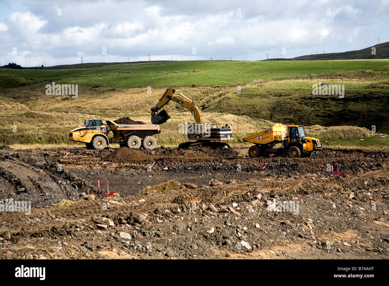 Open cast coal mine uk hi-res stock photography and images - Alamy