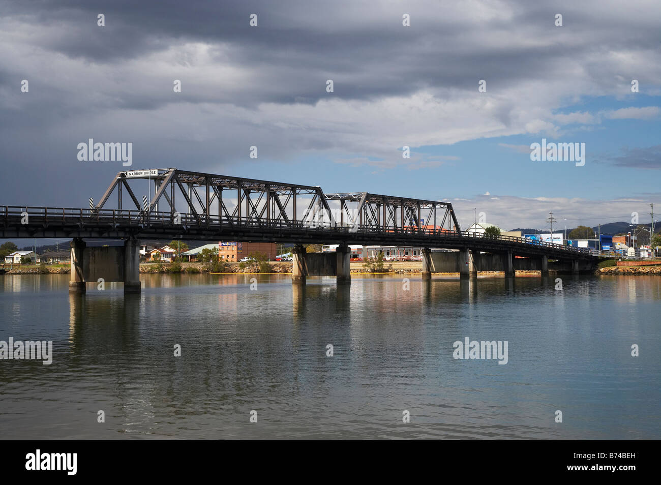 Storm Clouds Macksville Bridge and Nambucca River Macksville New South ...