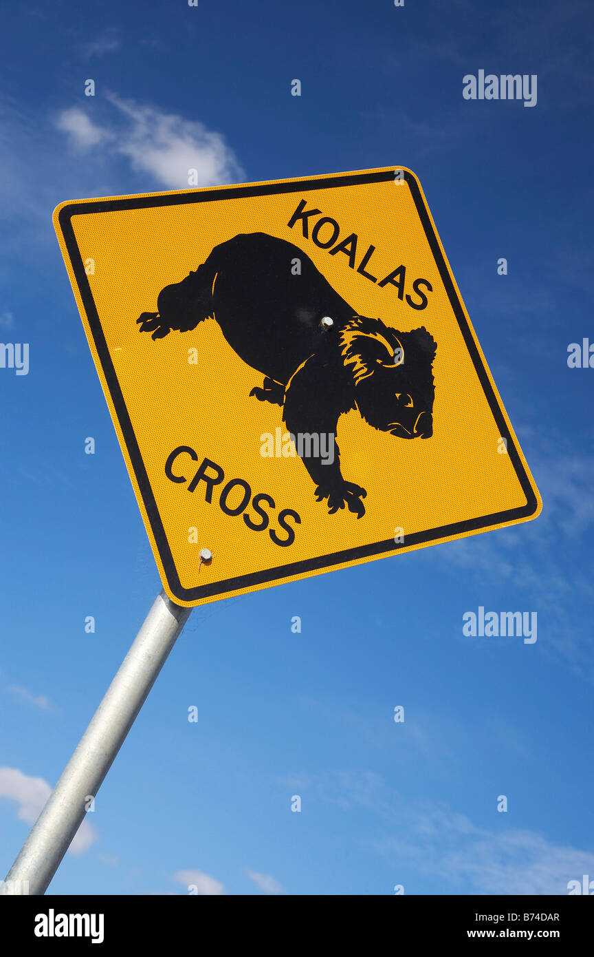 Australian road sign crossing hi-res stock photography and images - Alamy