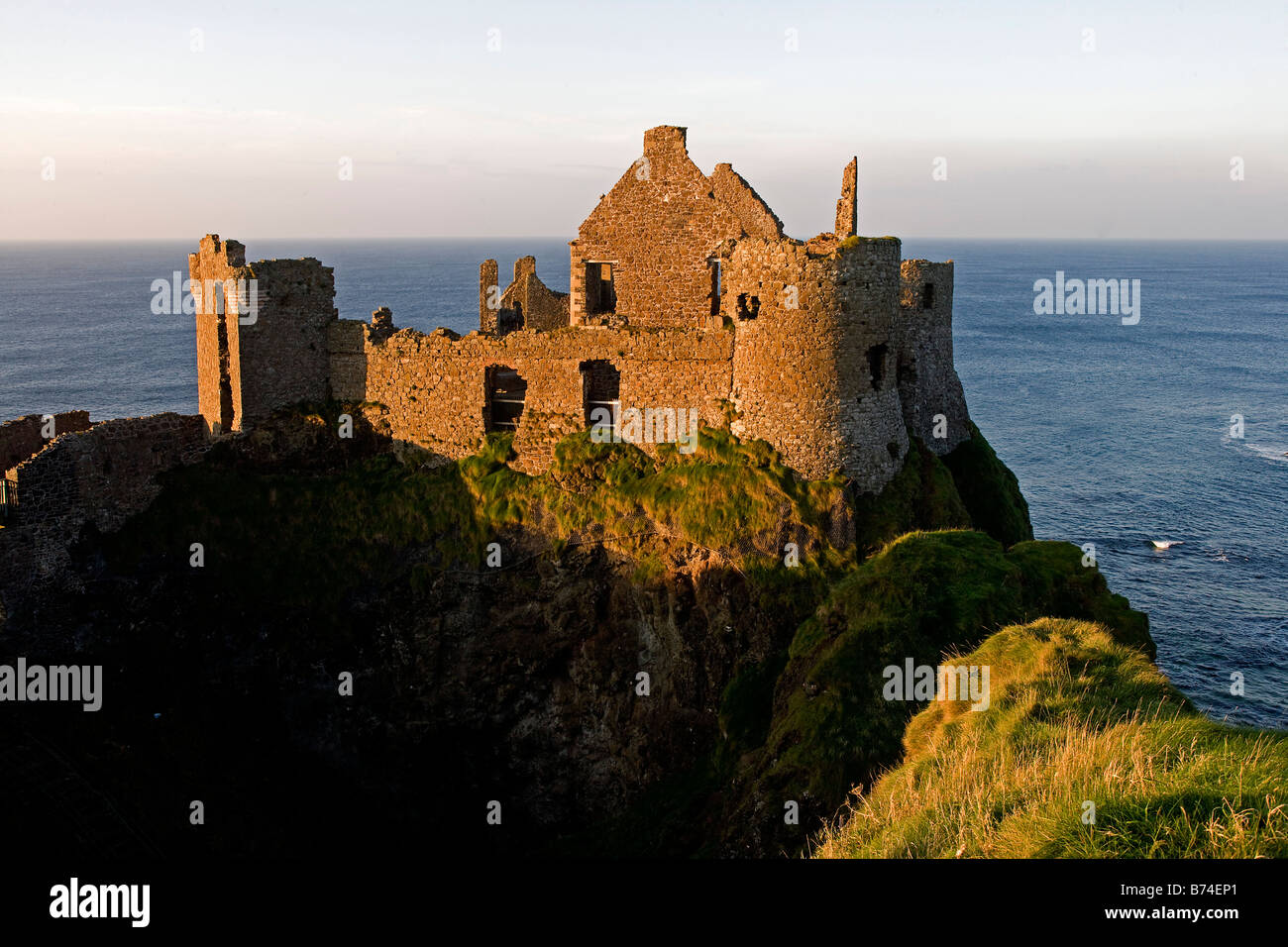 Northern Ireland Dunluce Castle 13th 16th 17th centuries Co Antrim UK ...