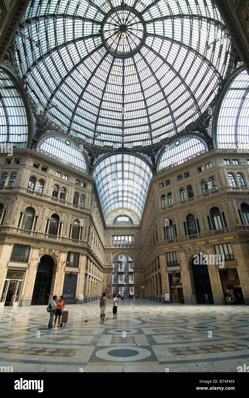 Shopping arcade Galleria Umberto in Naples Stock Photo - Alamy