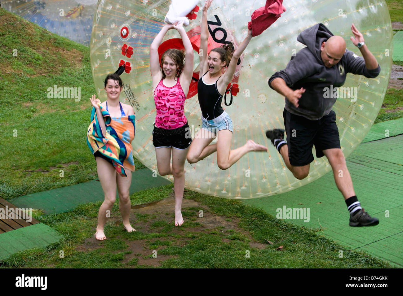 Zorb activity hi-res stock photography and images - Alamy