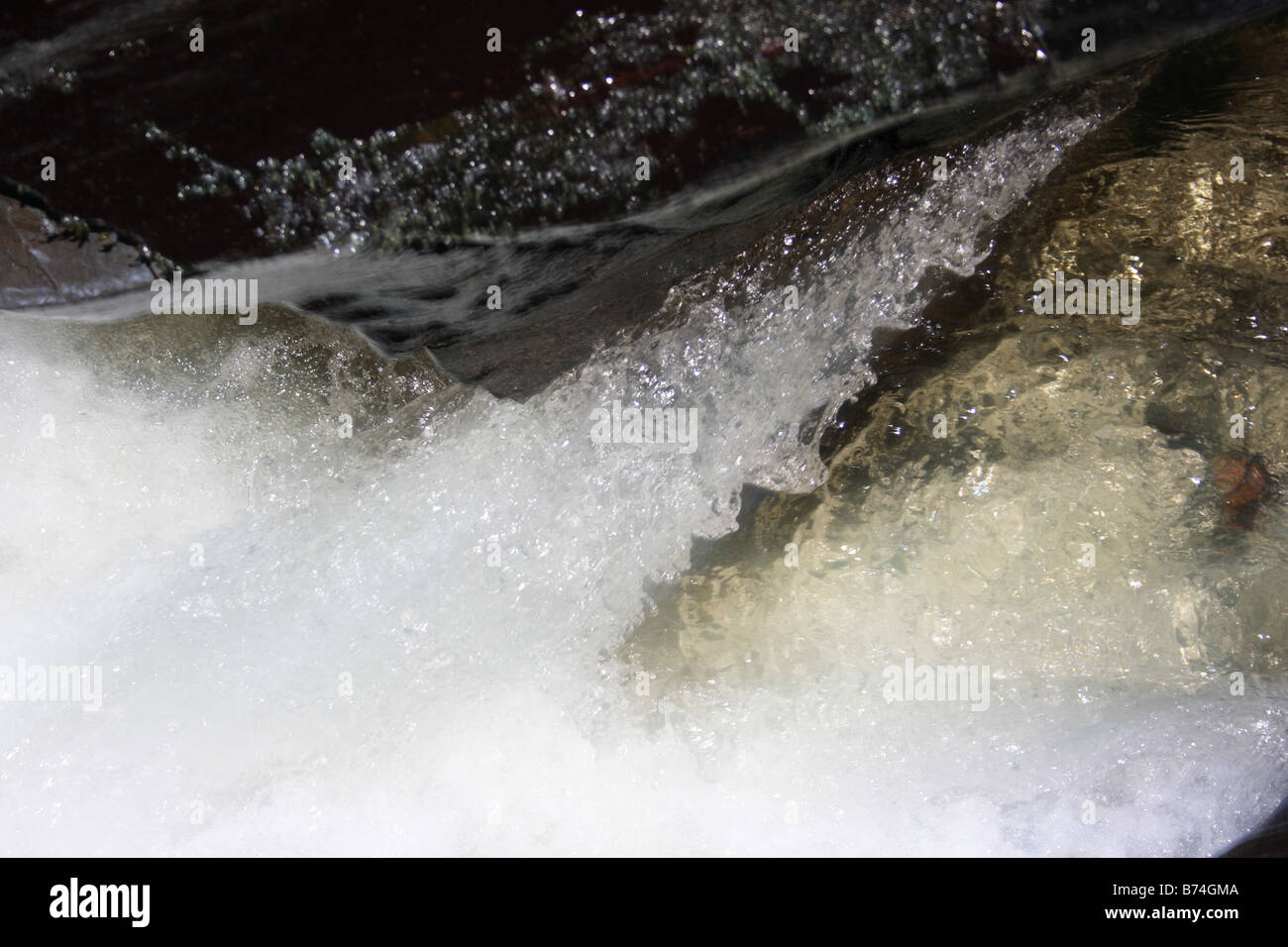 Stream flowing down rocks hi-res stock photography and images - Alamy