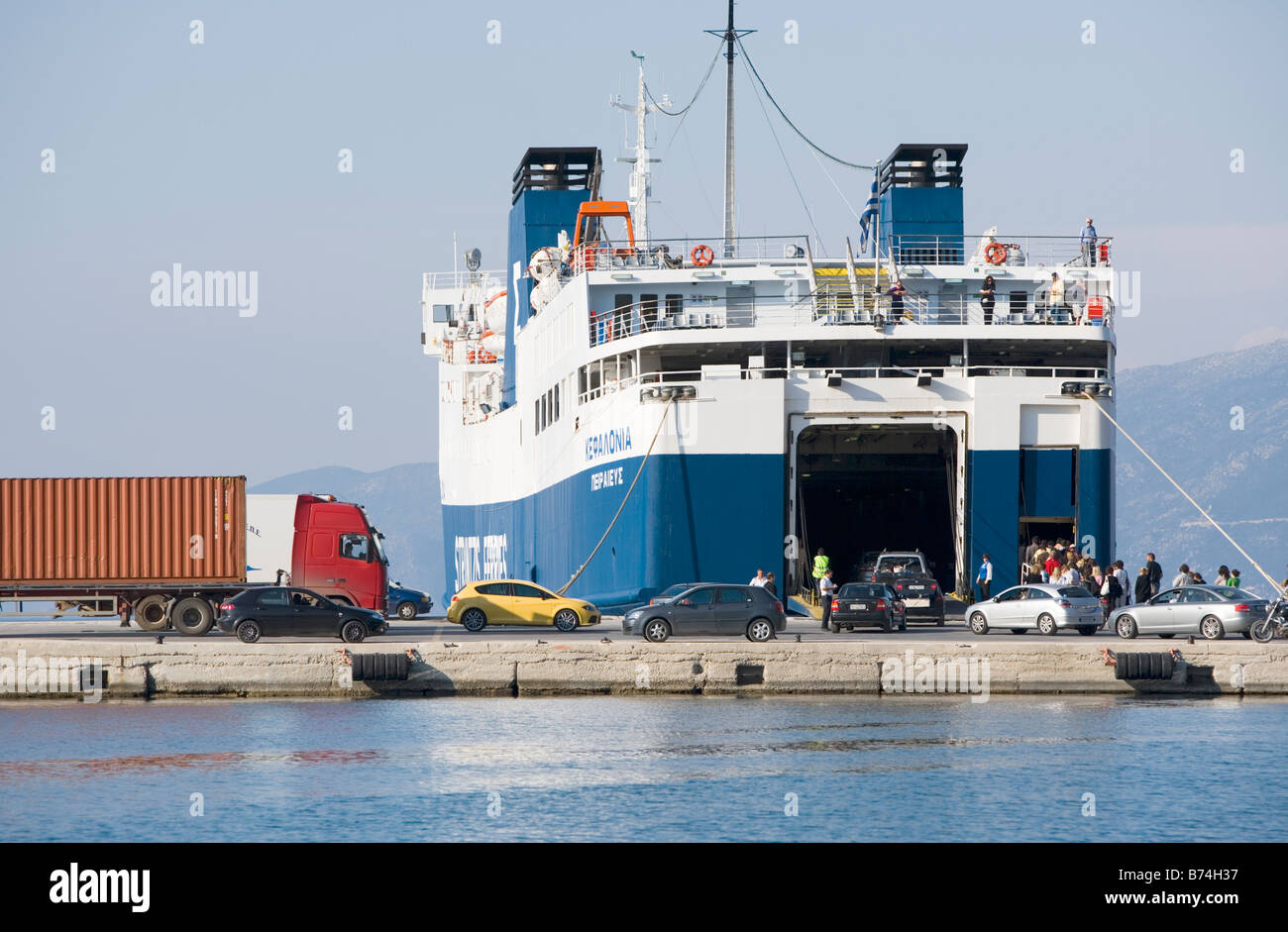 Ferry loading hi-res stock photography and images - Alamy