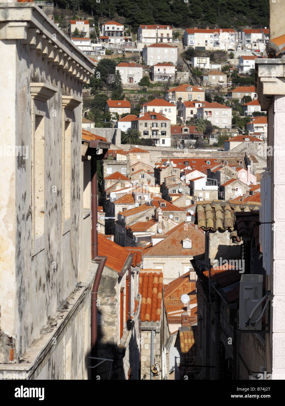 Old town rooftops hi-res stock photography and images - Alamy